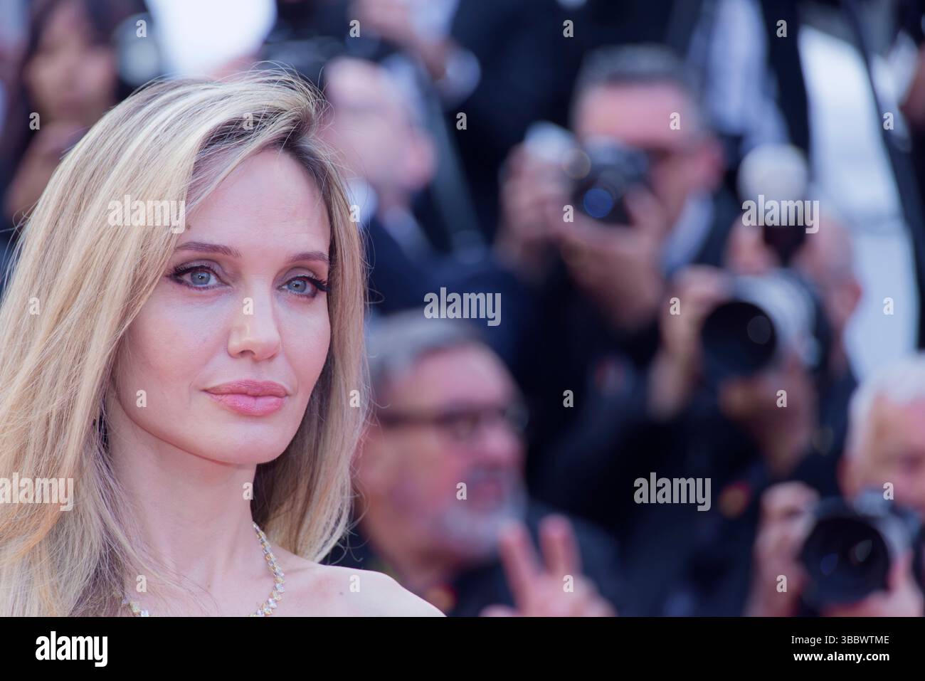 Cannes, France. 16th May, 2025. Angelina Jolie attends the red carpet ...