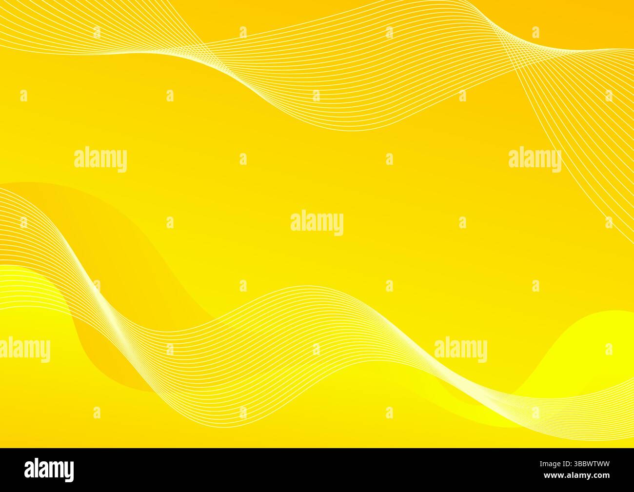 abstract yellow background with wavy lines Stock Vector Image & Art - Alamy