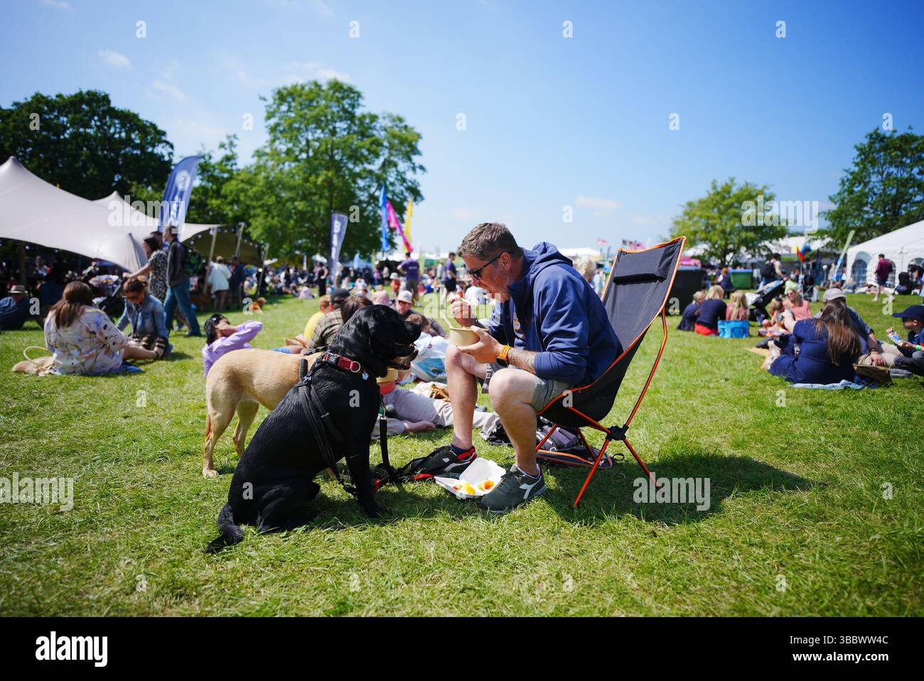 Attendees at the Devon County Show at the Westpoint showground in Clyst ...