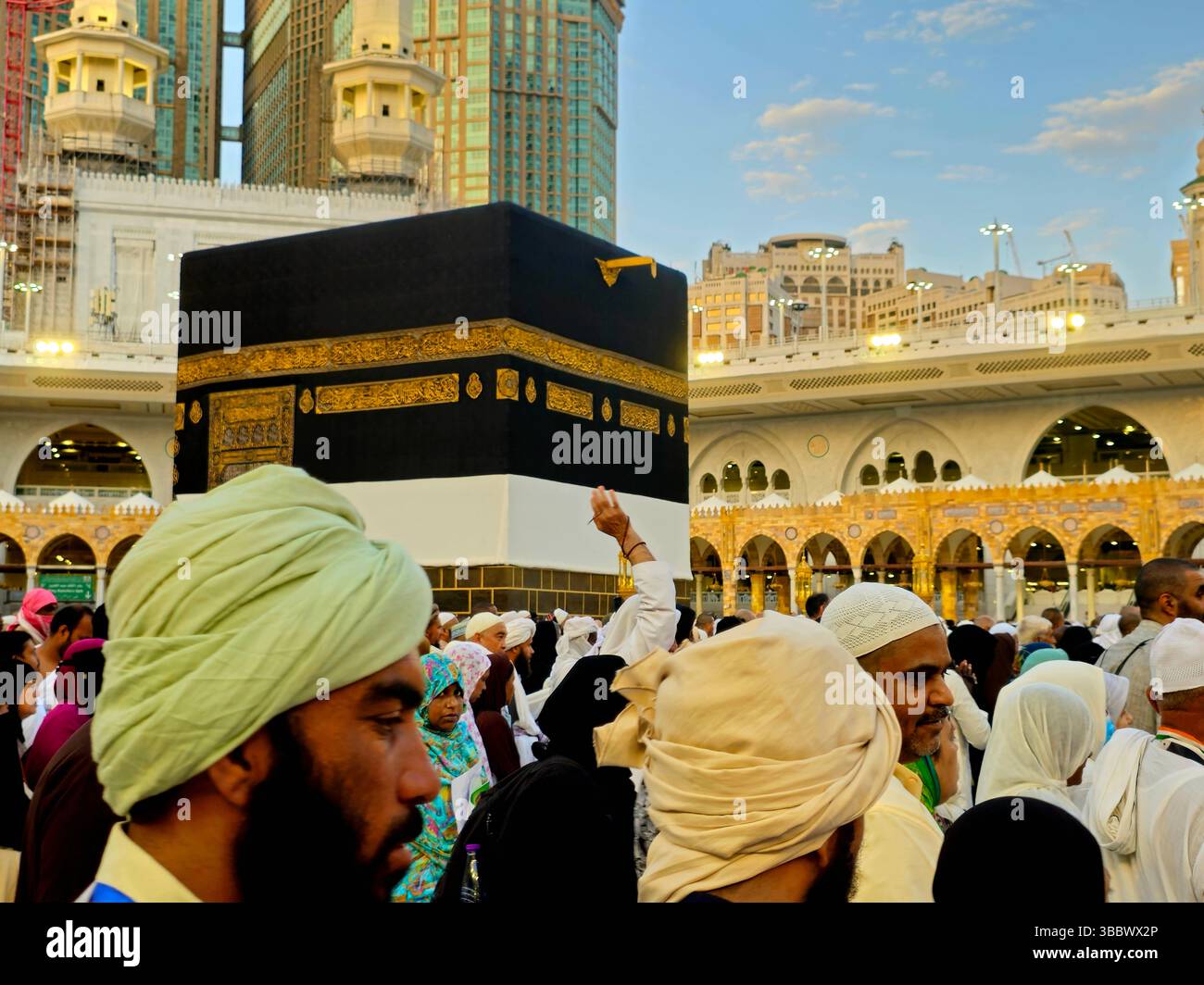 Mecca, Saudi Arabia, June 25 2024: the circumambulation of the grand ...