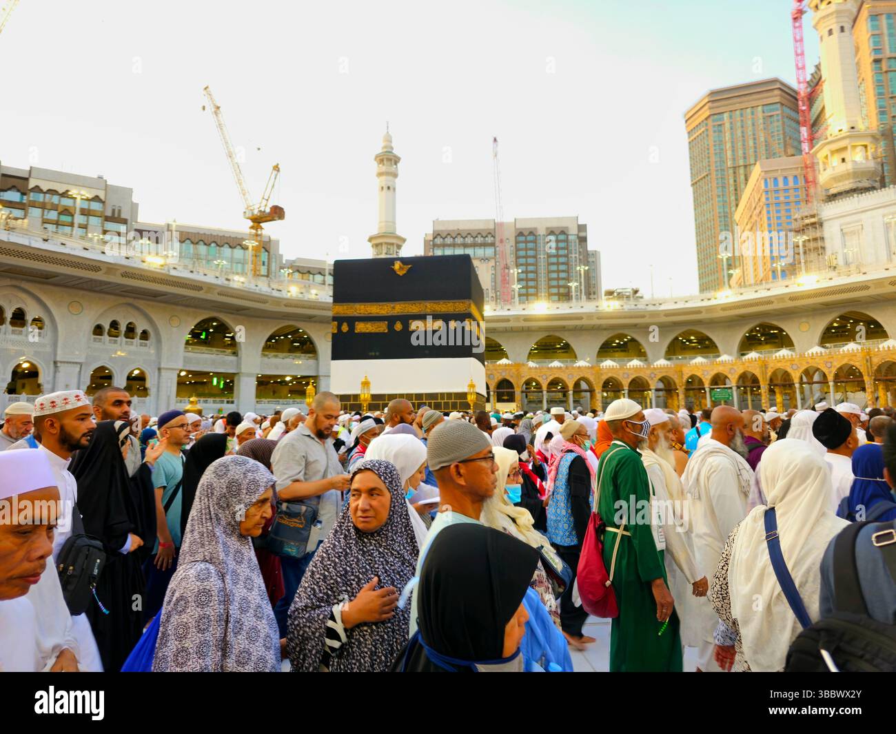 Mecca, Saudi Arabia, June 25 2024: the circumambulation of the grand ...
