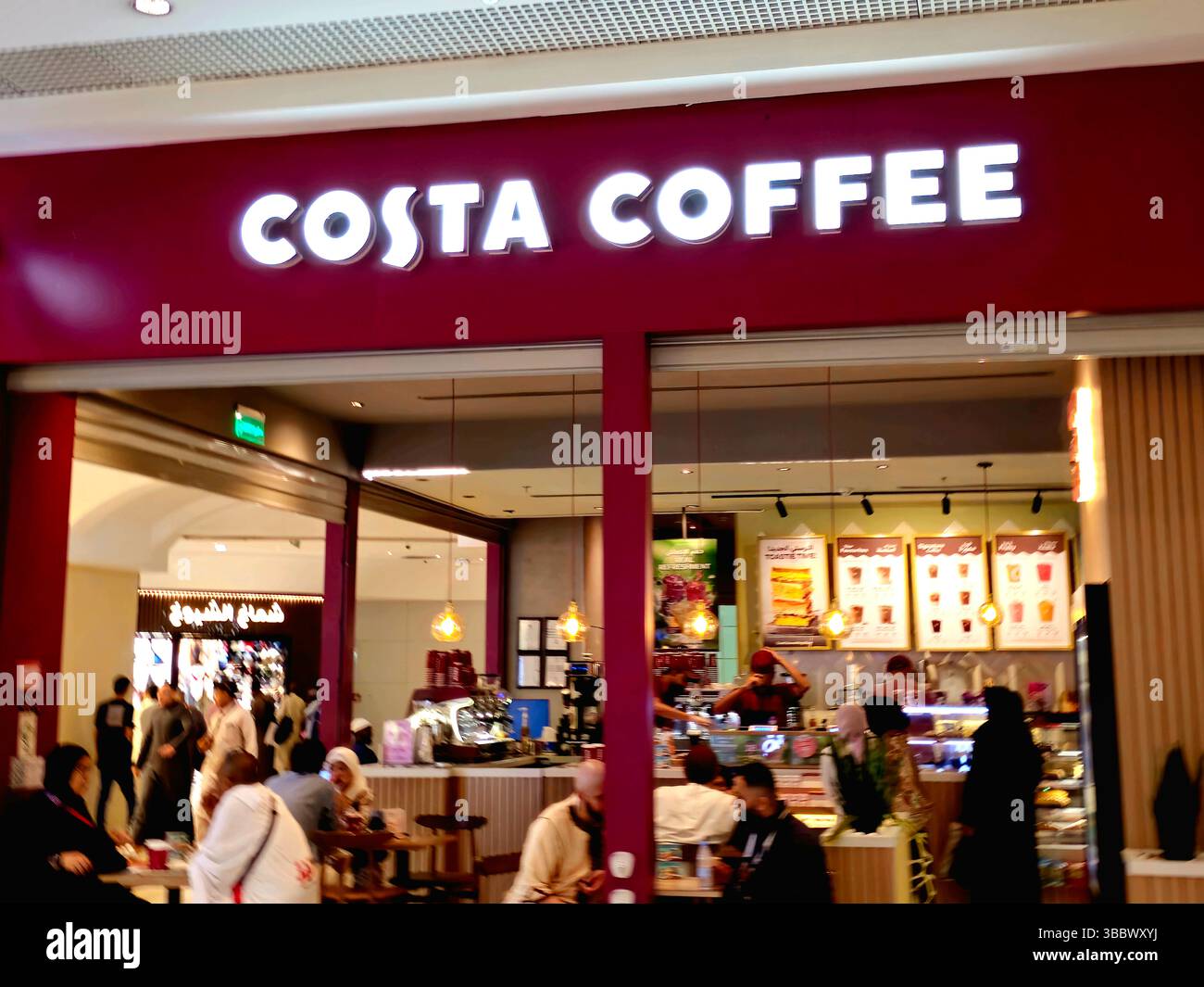 Mecca, Saudi Arabia, June 6 2024: Costa Coffee, Costa Limited, a ...