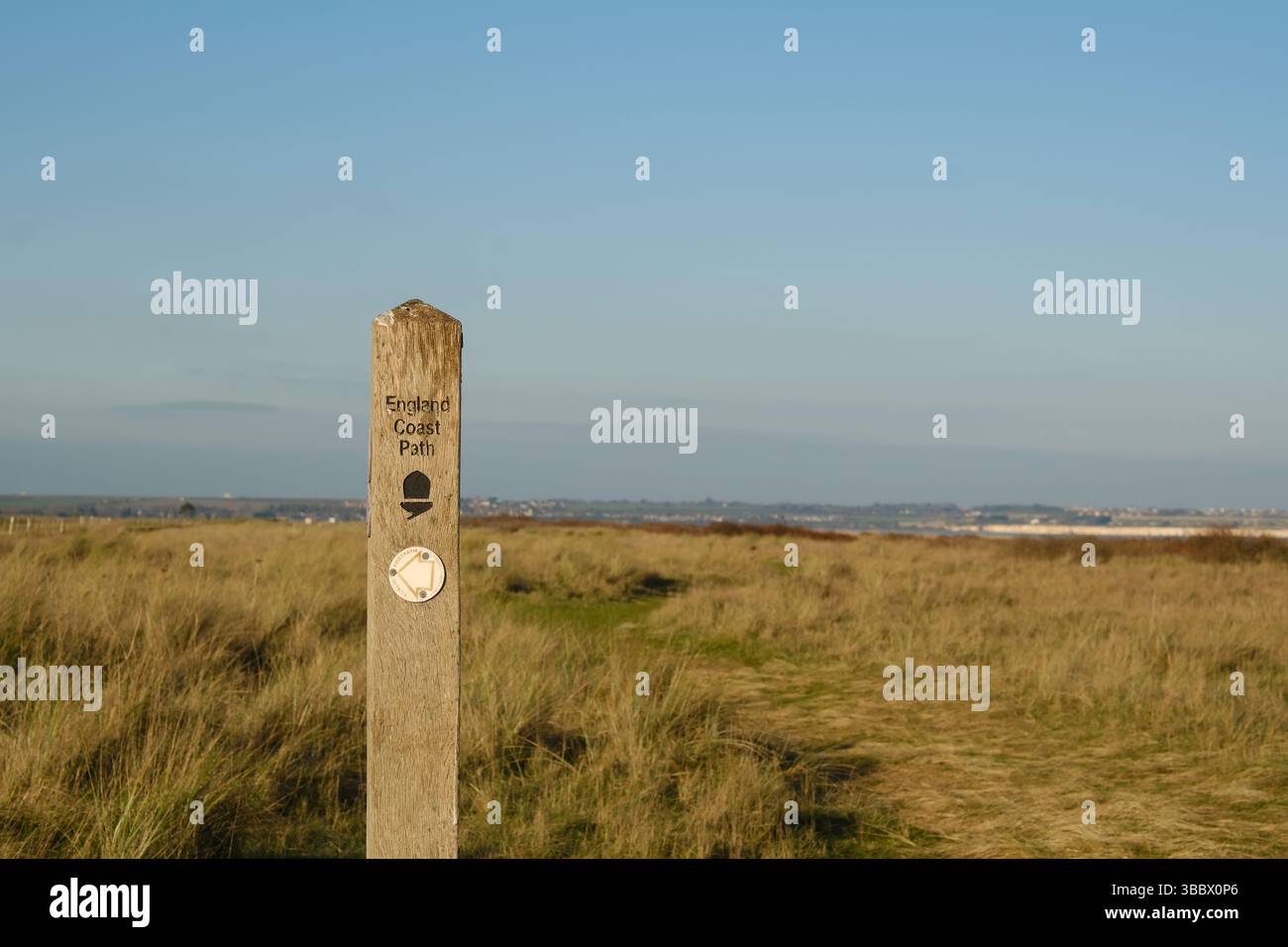 England Coast Path, Sandwich Bay, Kent, UK Stock Photo - Alamy