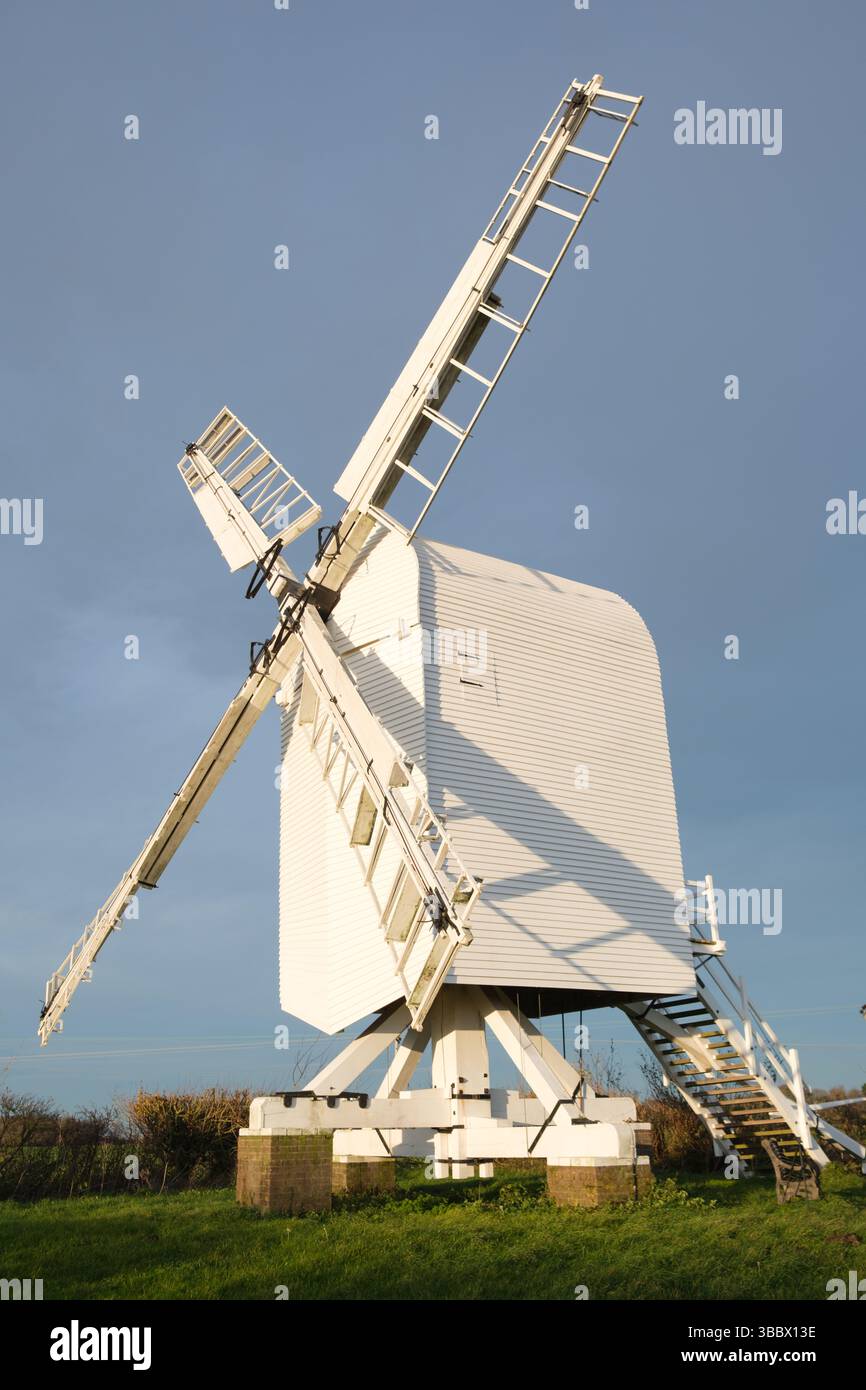 The Windmill at Chillenden, Kent, UK. This is an example of a Post ...