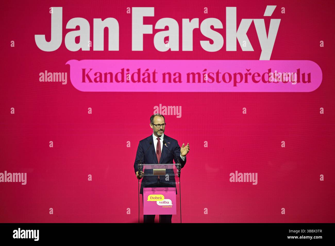 Prague, Czech Republic. 17th May, 2025. MEP and re-elected deputy ...