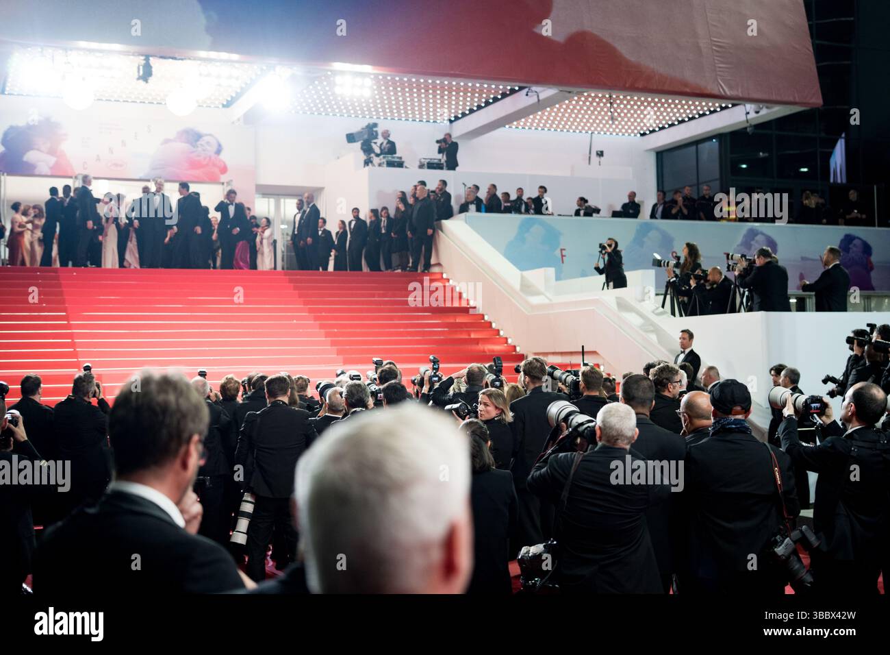 CANNES, FRANCE - MAY 16: Clifton Collins, Austin Butler, Ari Aster and ...