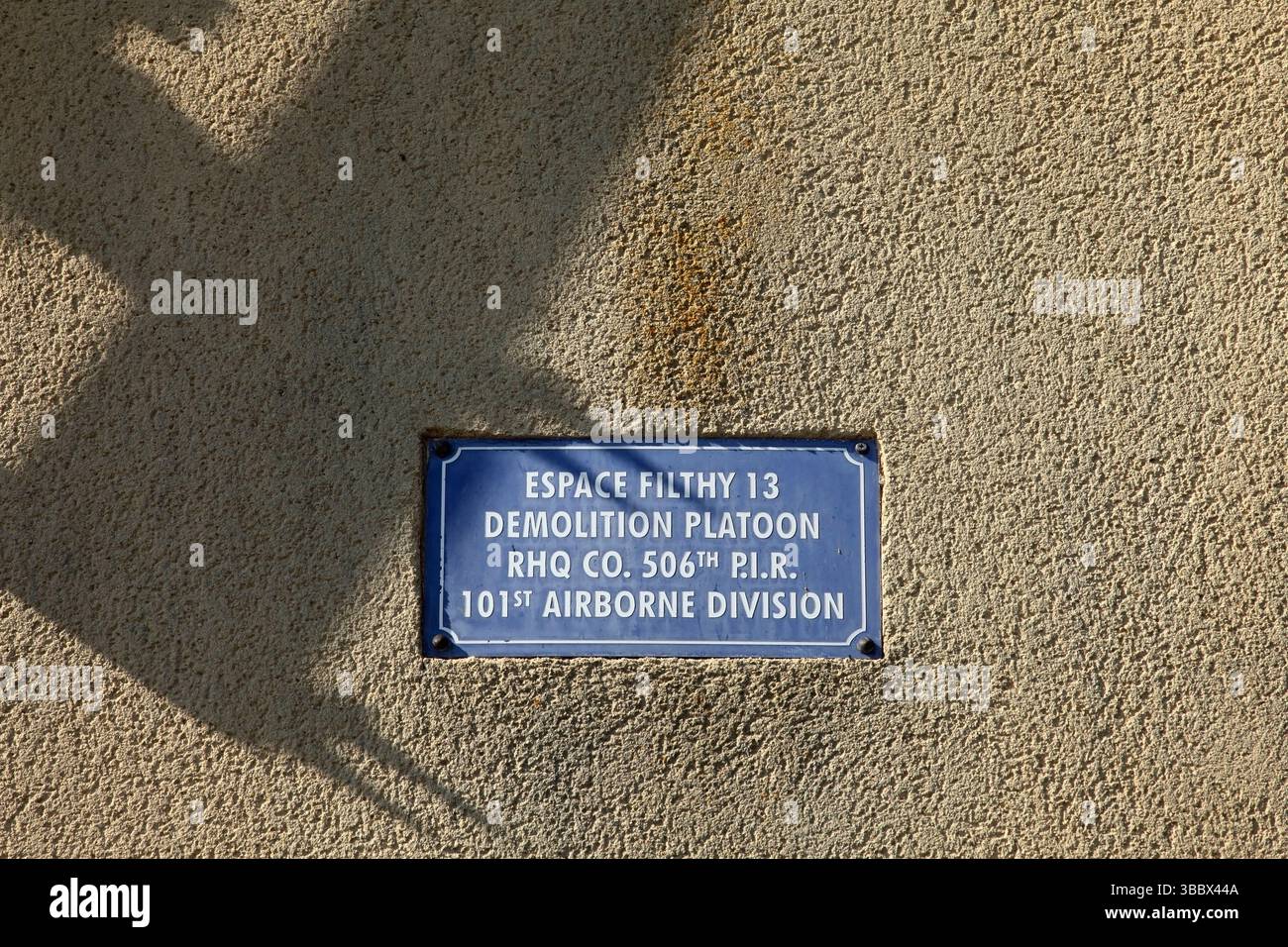 Plaque commomorating the Filthy Thirteen (1st Demolition Section of ...