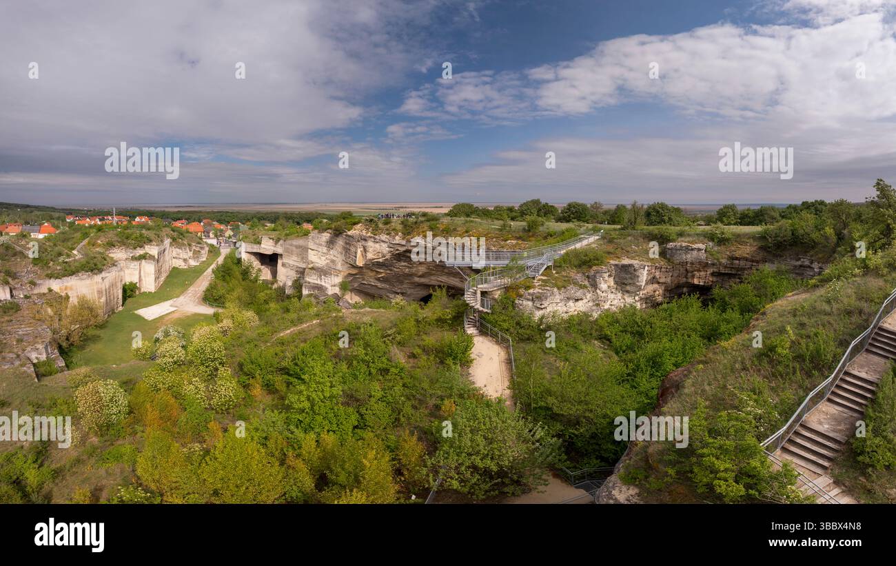 Aerial photos of the Fertorakos Quarry and Cave Theater Theme Park in ...