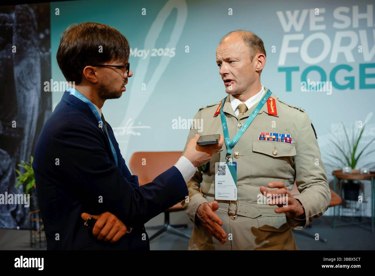 Tallinn, Estonia. 17th May, 2025. Lieutenant General John Mead, Deputy ...