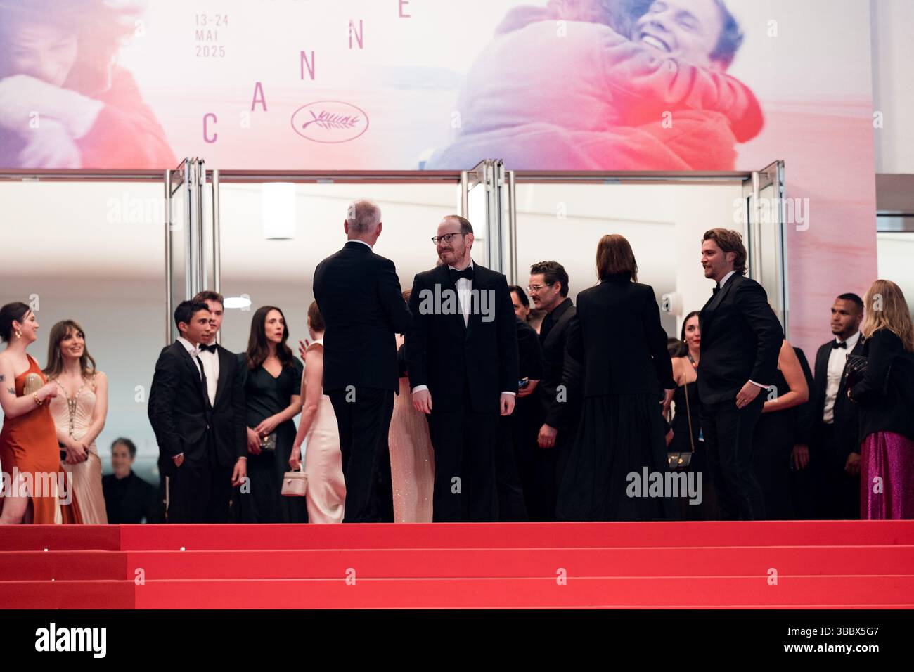 CANNES, FRANCE - MAY 16: Clifton Collins, Austin Butler, Ari Aster and ...