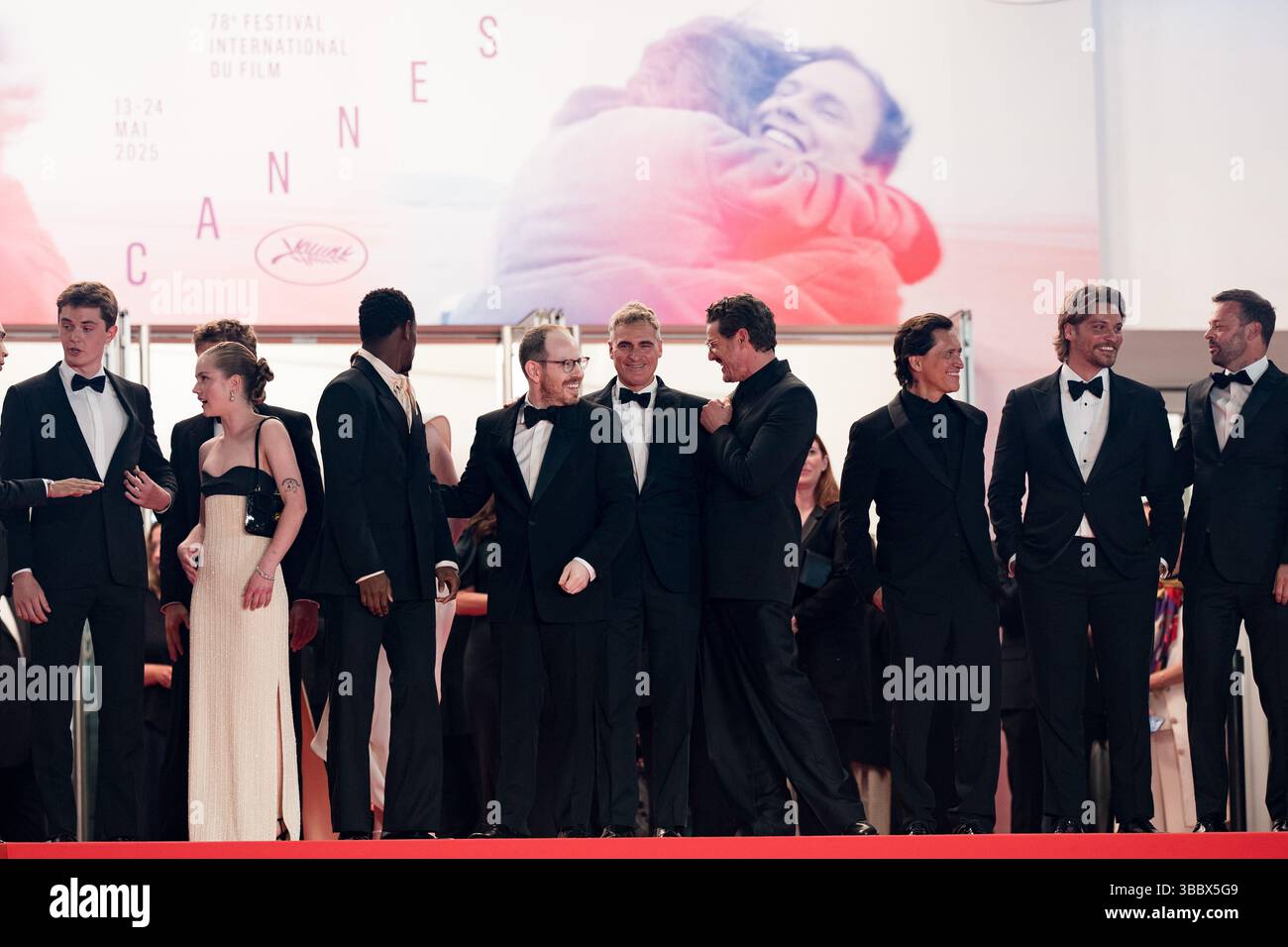 CANNES, FRANCE - MAY 16: Clifton Collins, Austin Butler, Ari Aster and ...