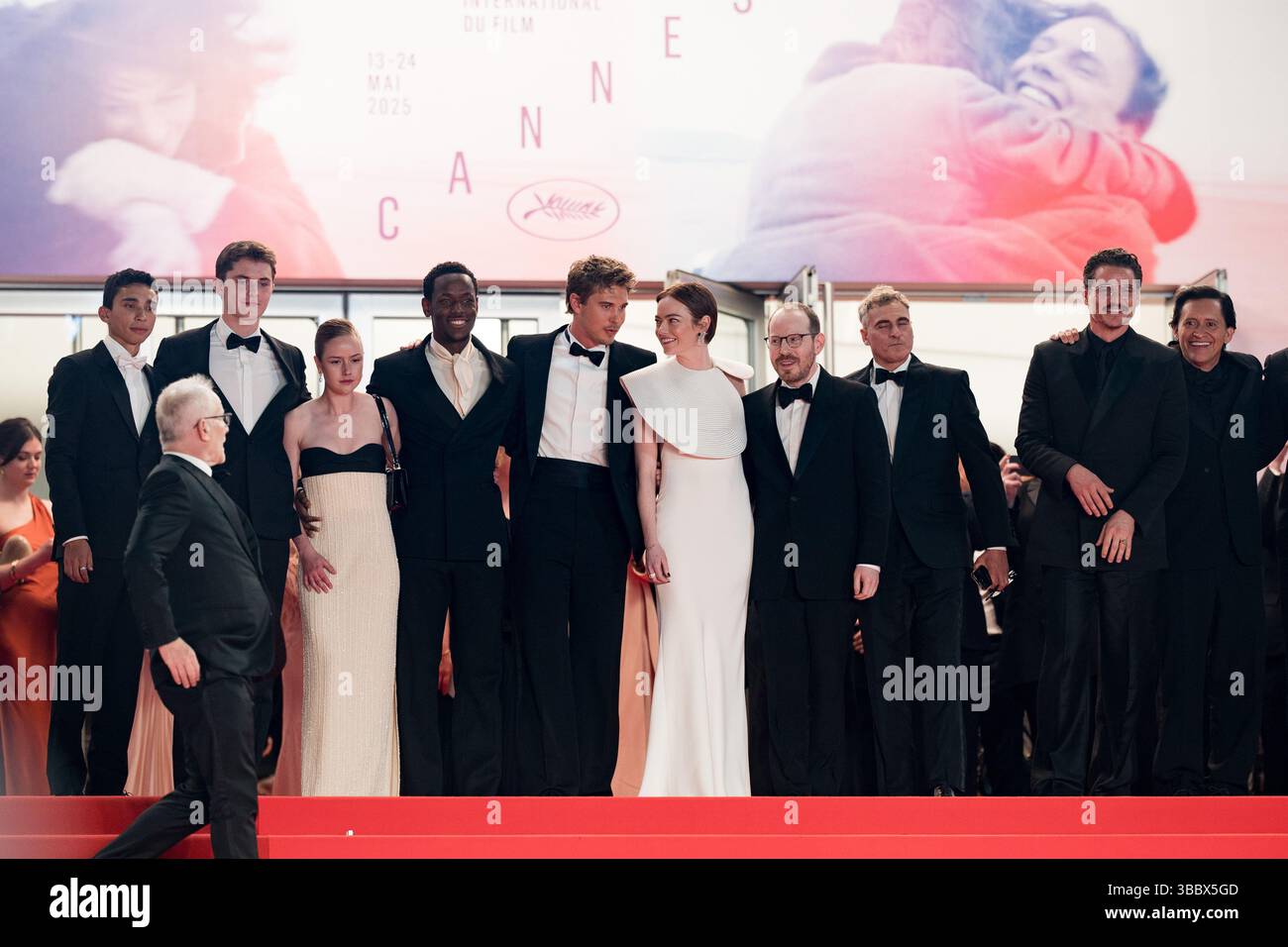 CANNES, FRANCE - MAY 16: Clifton Collins, Austin Butler, Ari Aster and ...