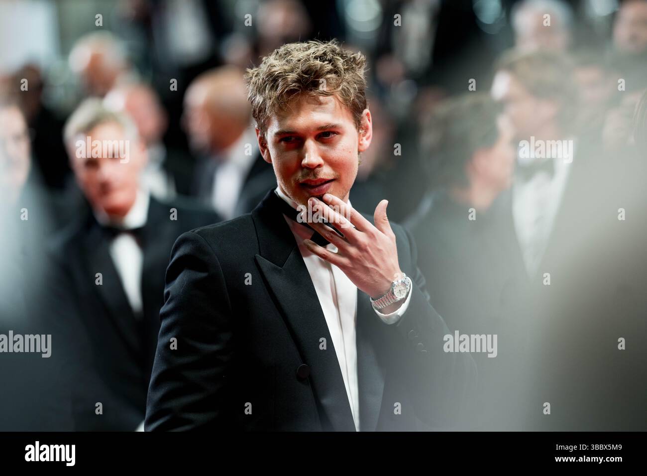 CANNES, FRANCE - MAY 16: Clifton Collins, Austin Butler, Ari Aster and ...