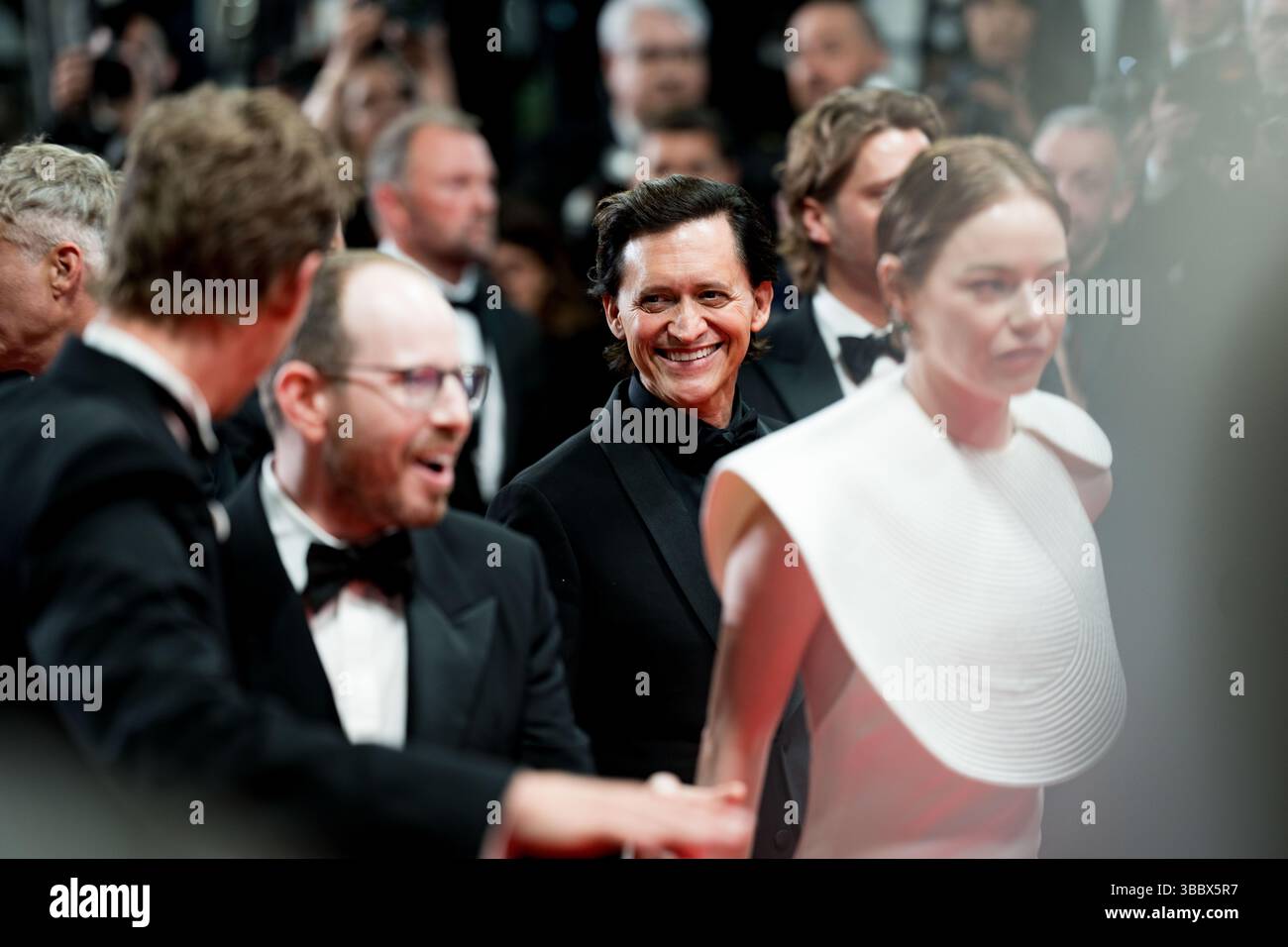 CANNES, FRANCE - MAY 16: Clifton Collins, Austin Butler, Ari Aster and ...