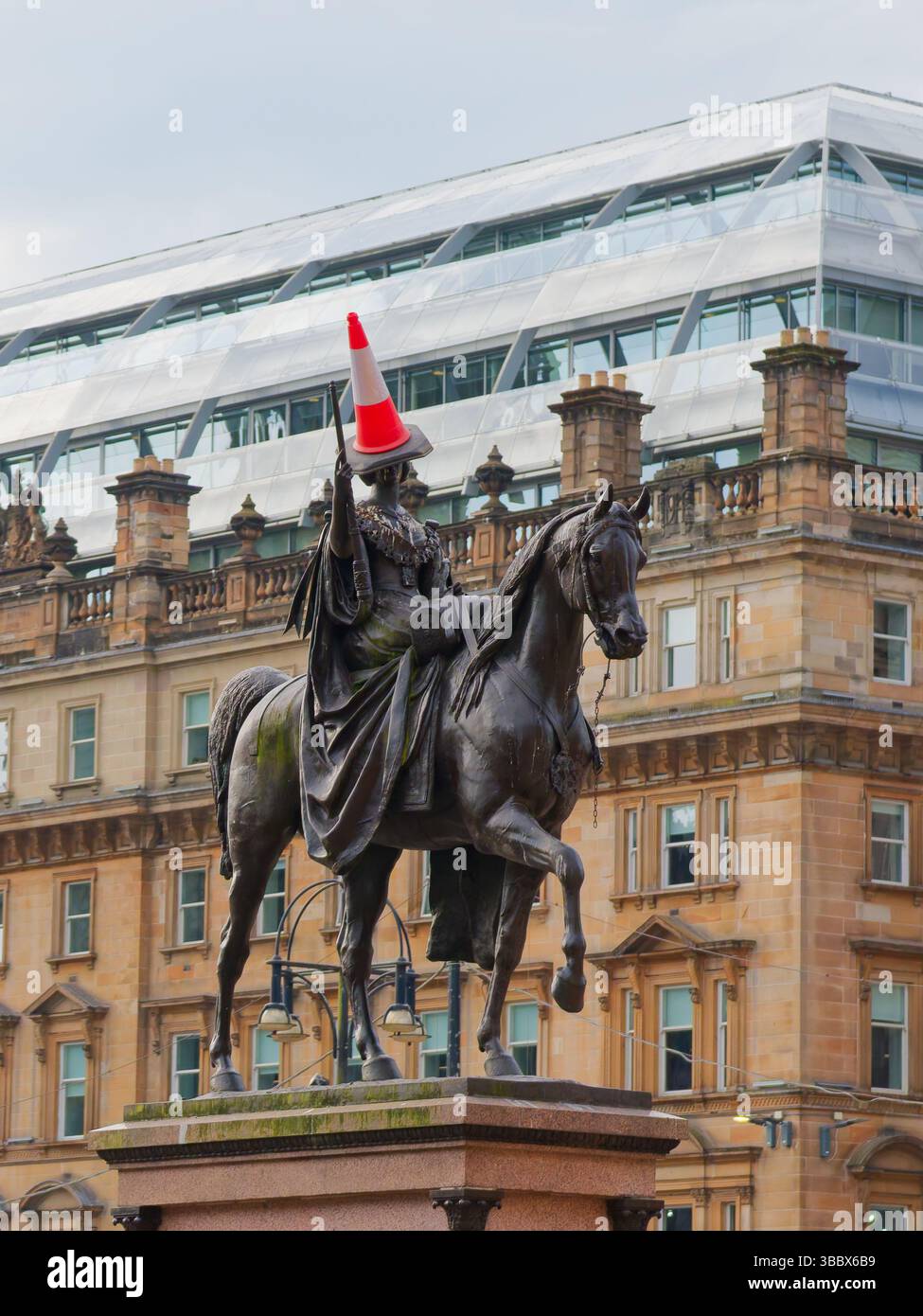 The equestrian statue of Arthur Wellesley, 1st Duke of Wellington Stock ...