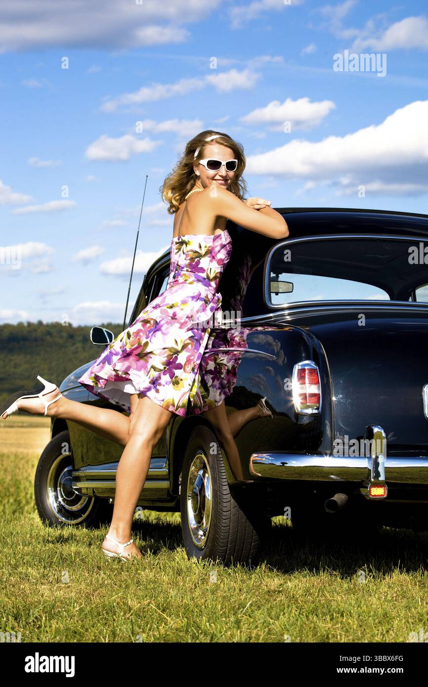 Post-War model Mercedes Ponton 220SE Y.O.M. 1959 Stock Photo - Alamy