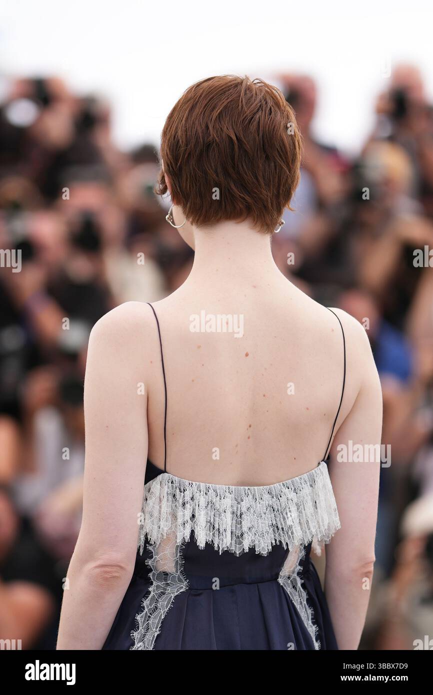 Emma Stone poses for photographers at the photo call for the film ...