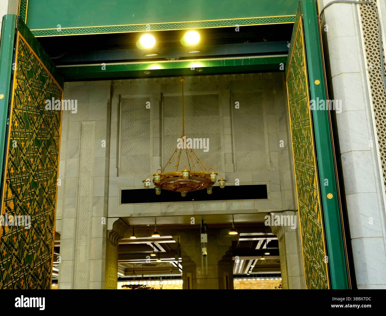 Mecca, Saudi Arabia, June 20 2024: the door from the grand sacred ...