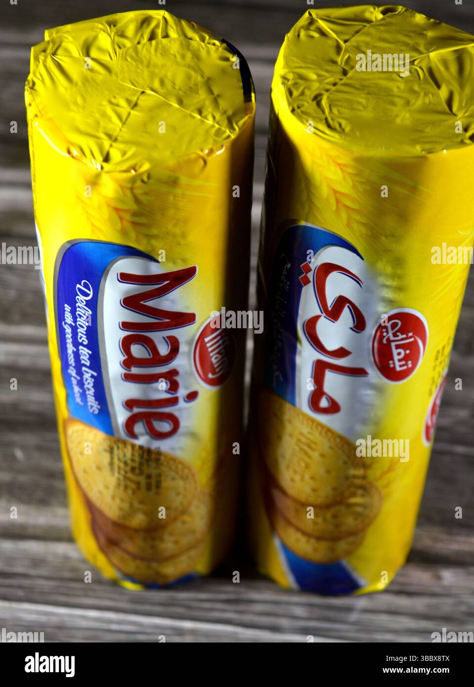 Cairo, Egypt, April 20 2025: Tiffany Marie delicious tea biscuits with ...