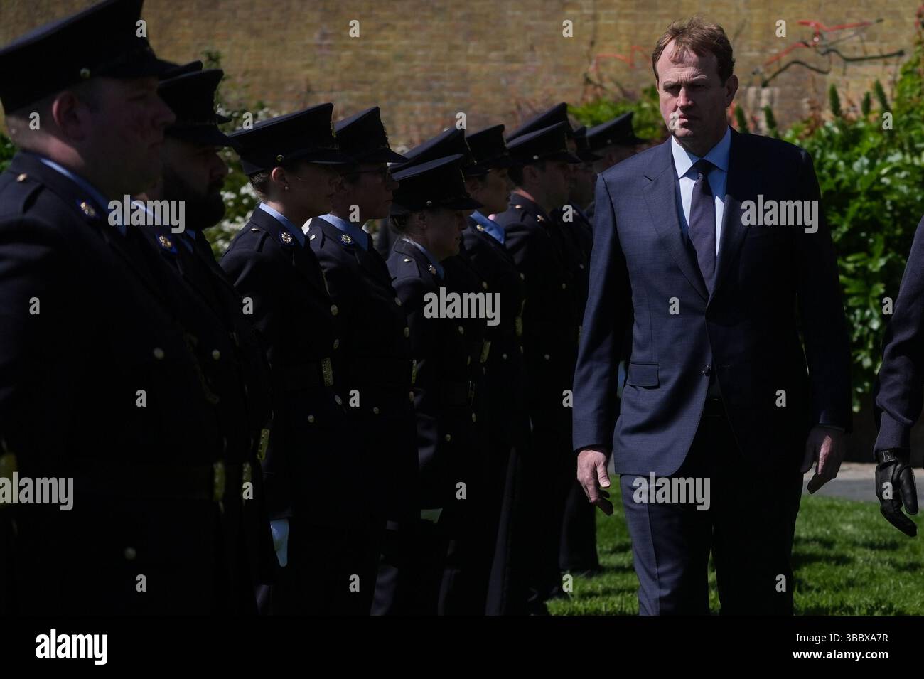 Minister for Justice Jim O'Callaghan duing the annual Garda Memorial ...