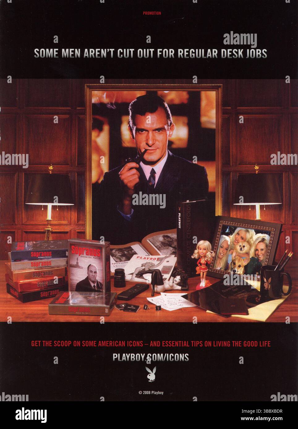 Vintage "Playboy" magazine June 2008 issue advert, USA Stock Photo - Alamy