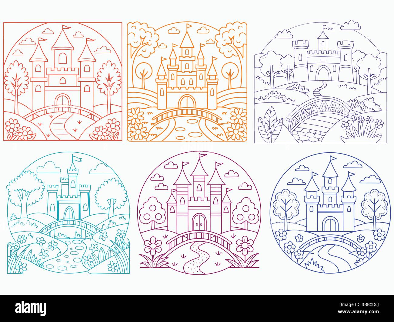Fairy tale path in Stock Vector Images - Alamy
