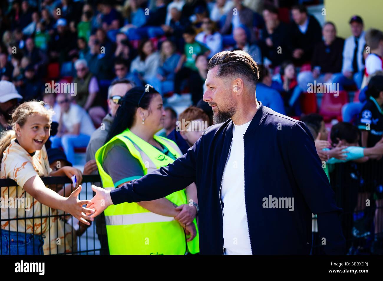 Rotterdam - Feyenoord coach Pascal Bosschaart during the cup final of ...