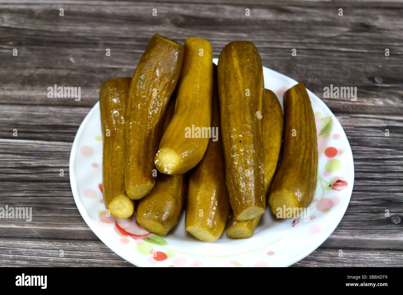 pickled cucumber, pickle, gherkin, usually small or miniature cucumber ...