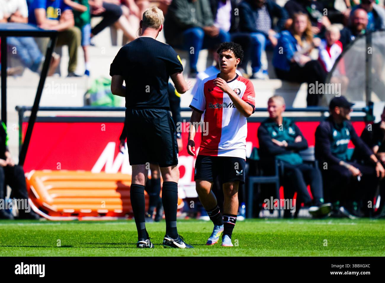 Rotterdam - Feyenoord player Ayoub Ouarghi during the cup final of ...