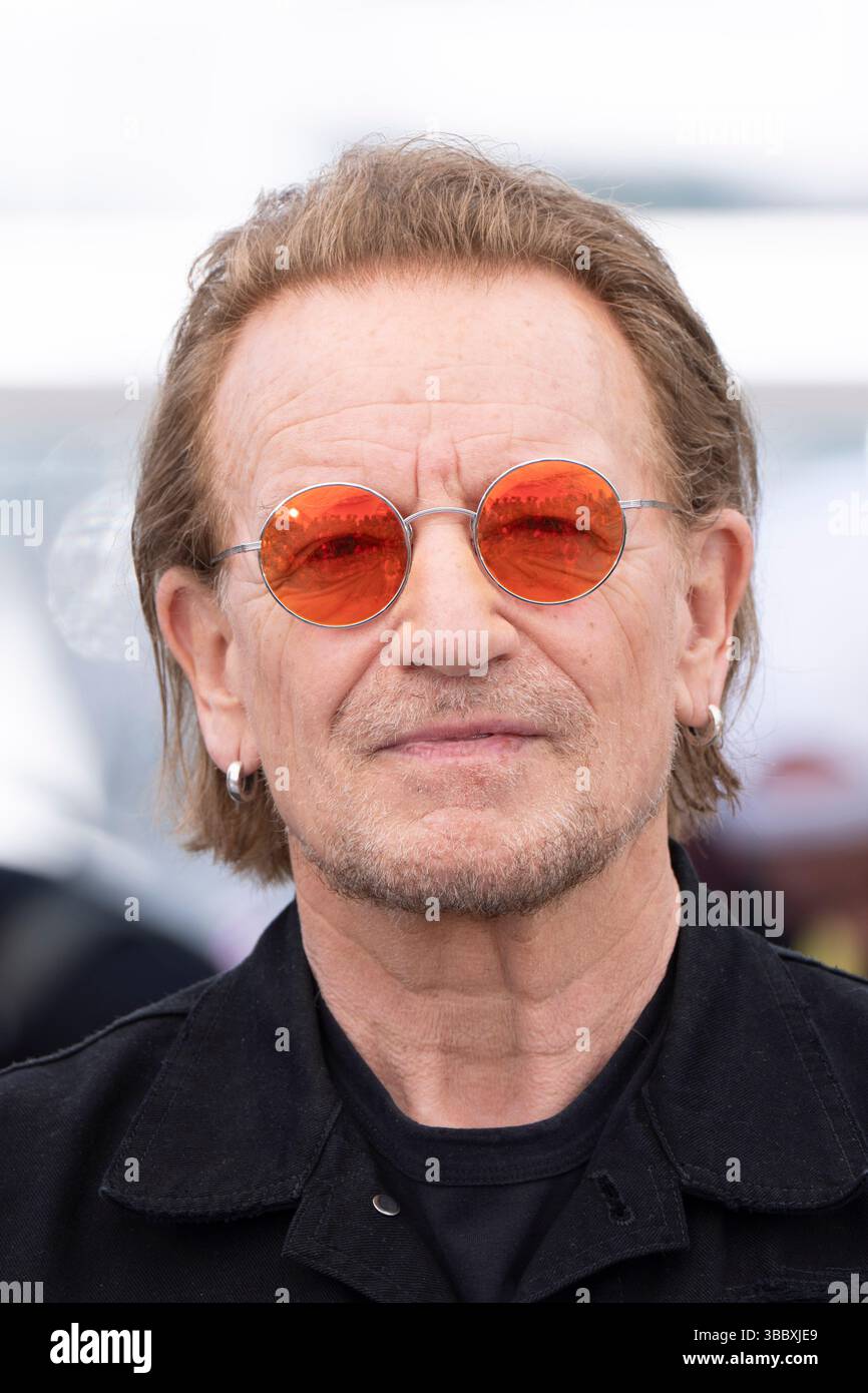 Cannes, France, May 17, 2025 - Bono Vox attends the photocall for the ...