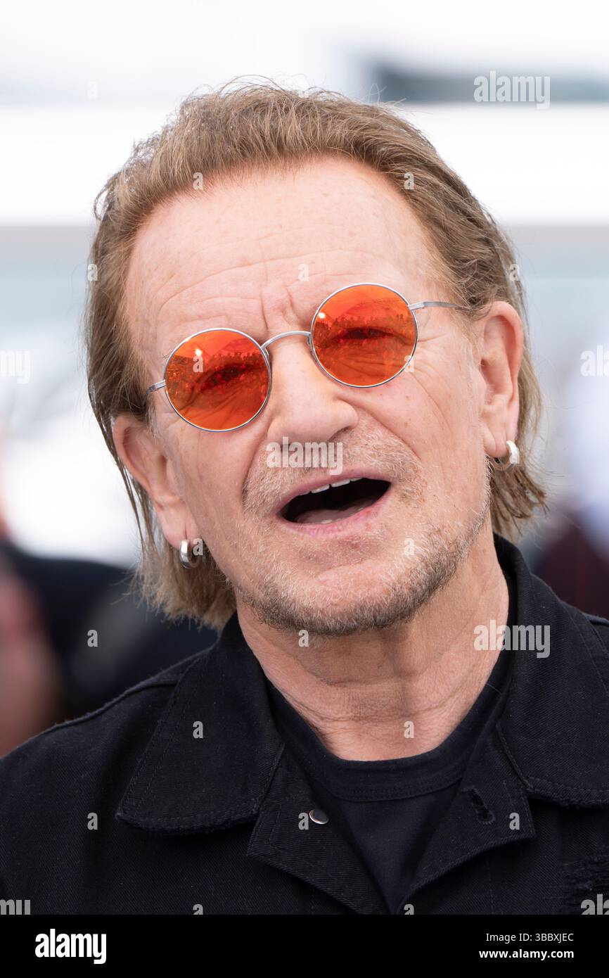 Cannes, France, May 17, 2025 - Bono Vox attends the photocall for the ...