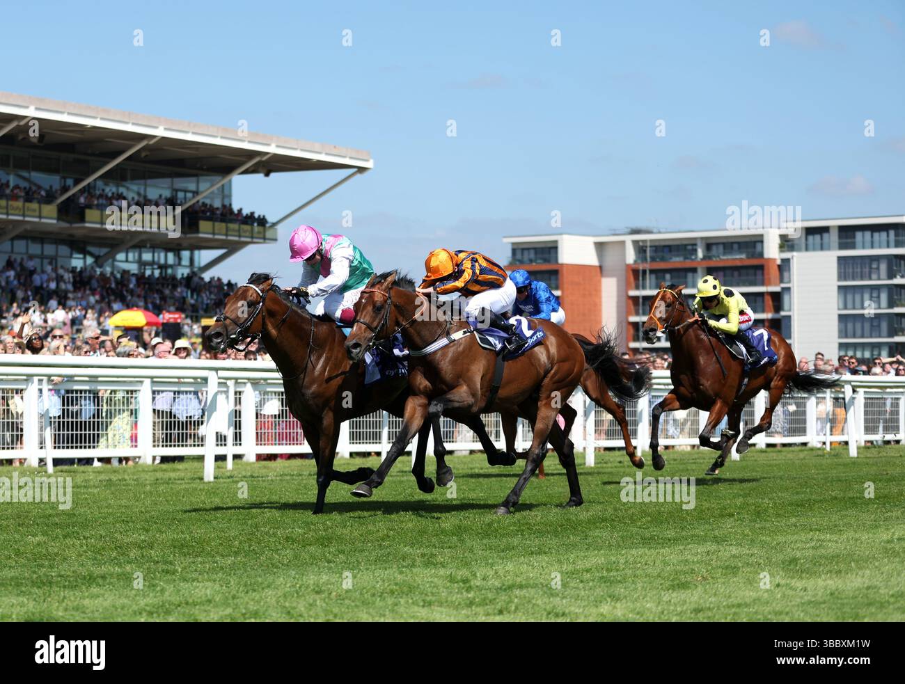 Lead Artist ridden by Oisin Murphy (left) on their way to winning the ...