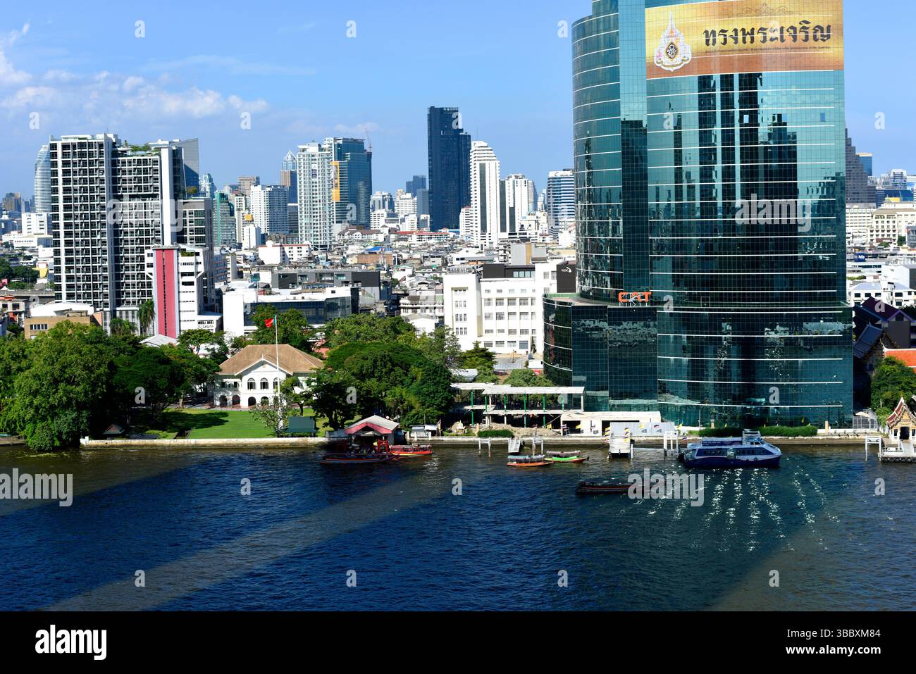 Chao Praya river in Bangkok from Iconsiam shopping center, Bangkok ...