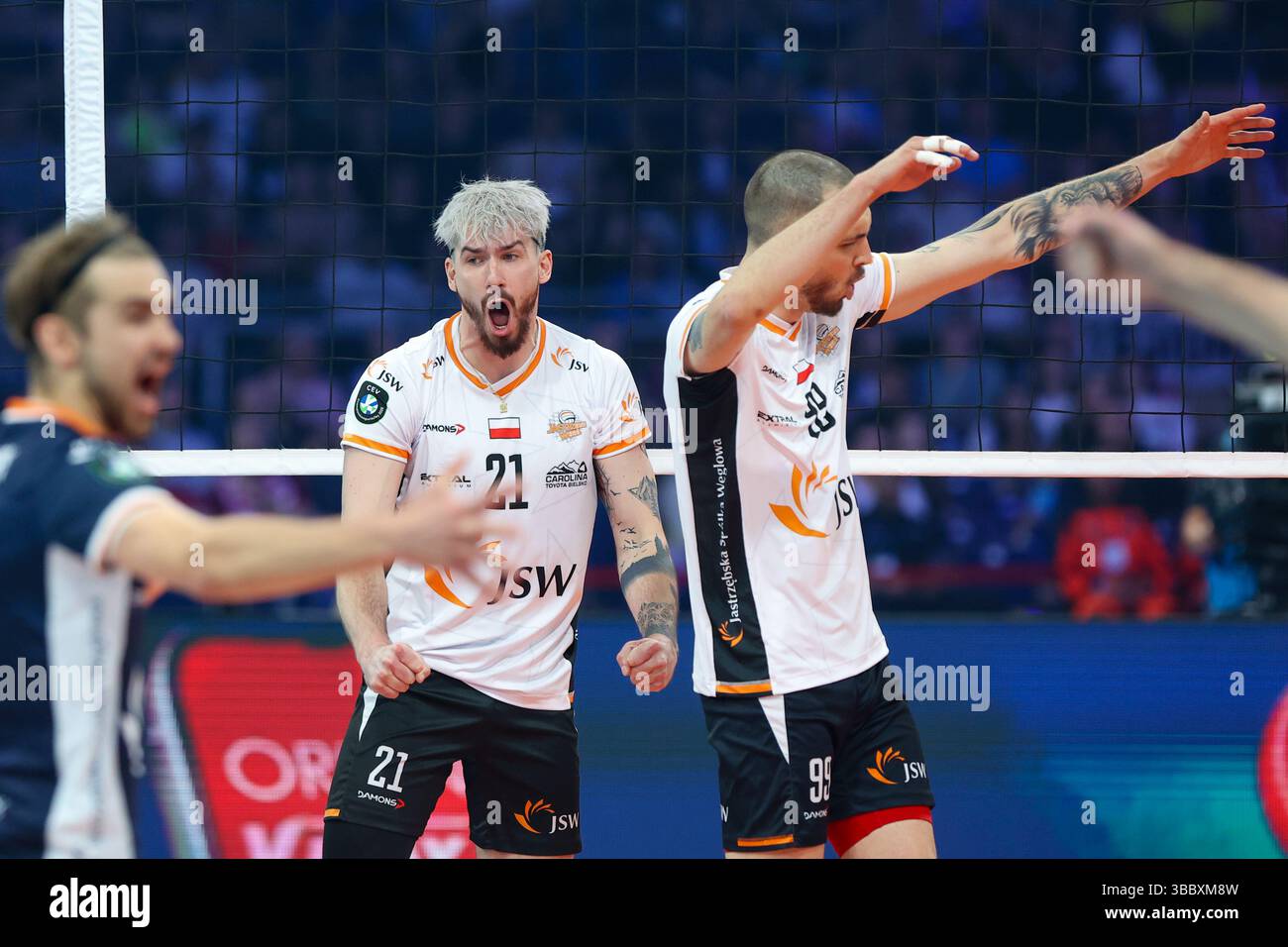 Lodz, Poland. 17th May 2025. CEV Champions Legue Volley 2025 Final Four semifinal match JSW ...