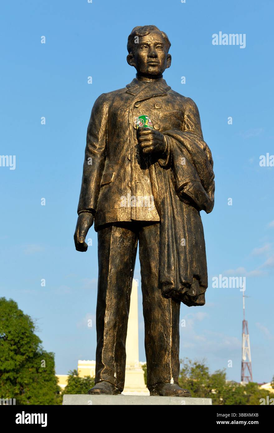 Statue of Elpidio Rivera Quirino,a Filipino politician and the sixt ...