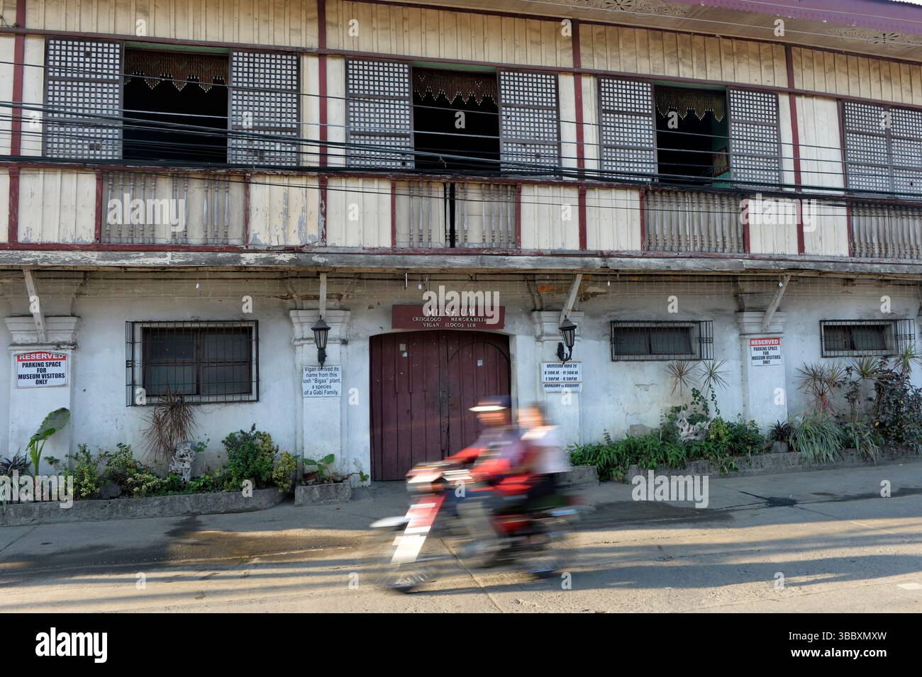 The Crisologo museum in the city of Vigan in the province of Ilocos Sur ...
