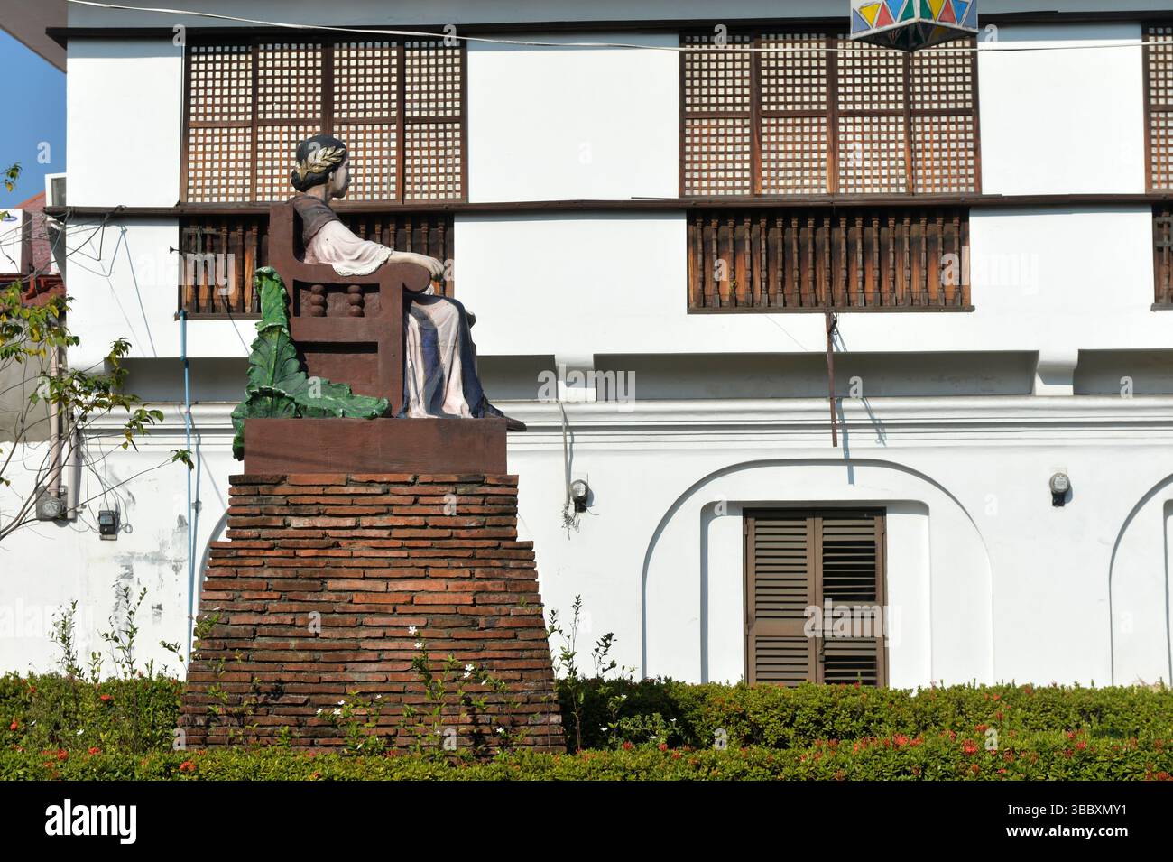 The statue of the most famous Ilocana writer of the Spanish period ...