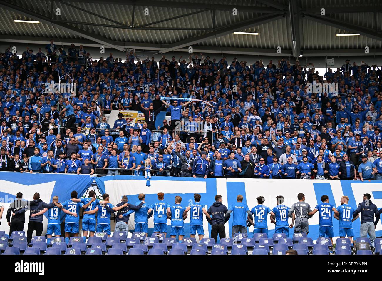 Hanover, Germany. 17th May, 2025. Soccer: 3rd division, Hannover 96 II ...