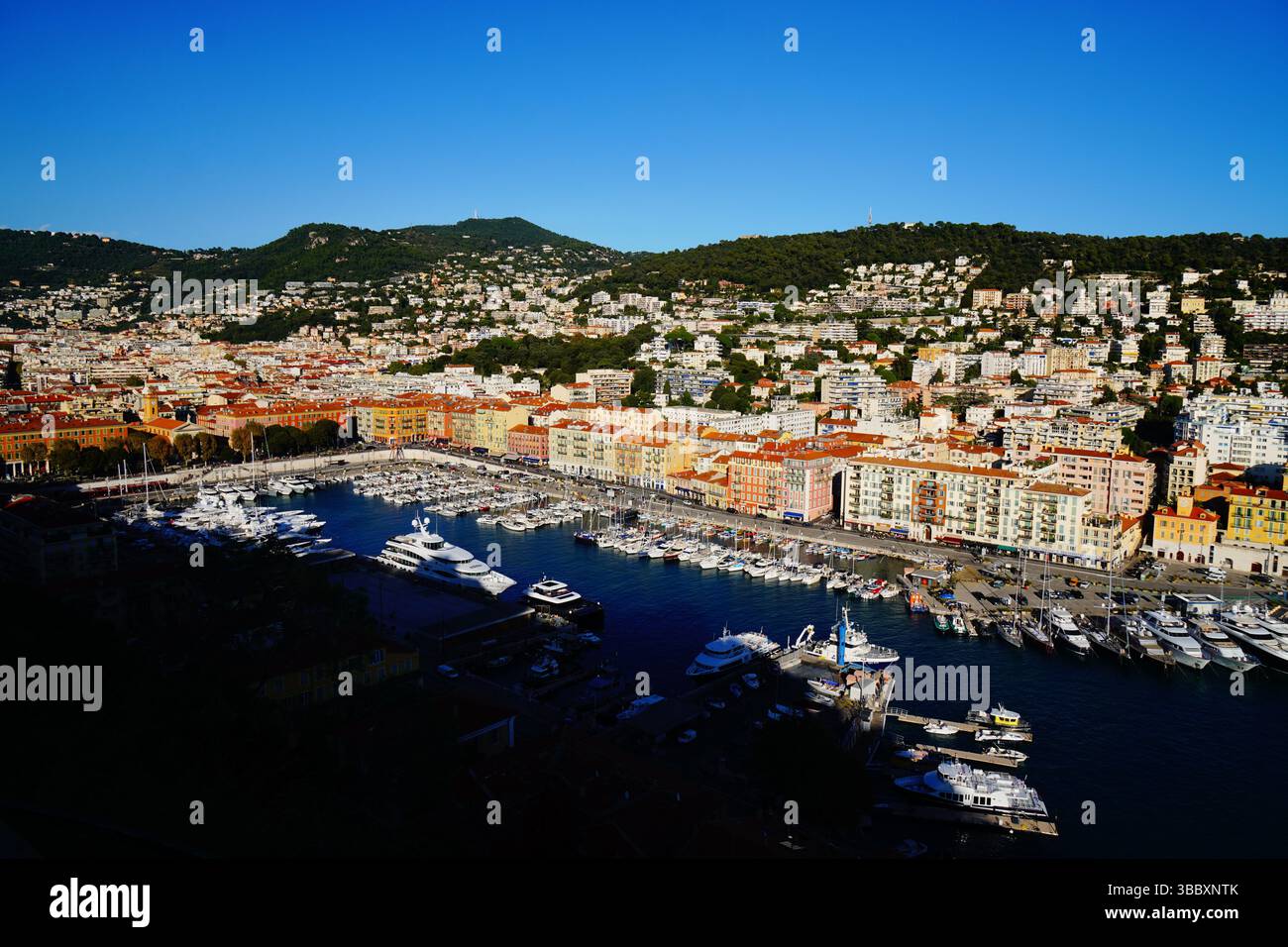 The Overview on the Port Lympia, Sunshine, Nice, France Stock Photo - Alamy