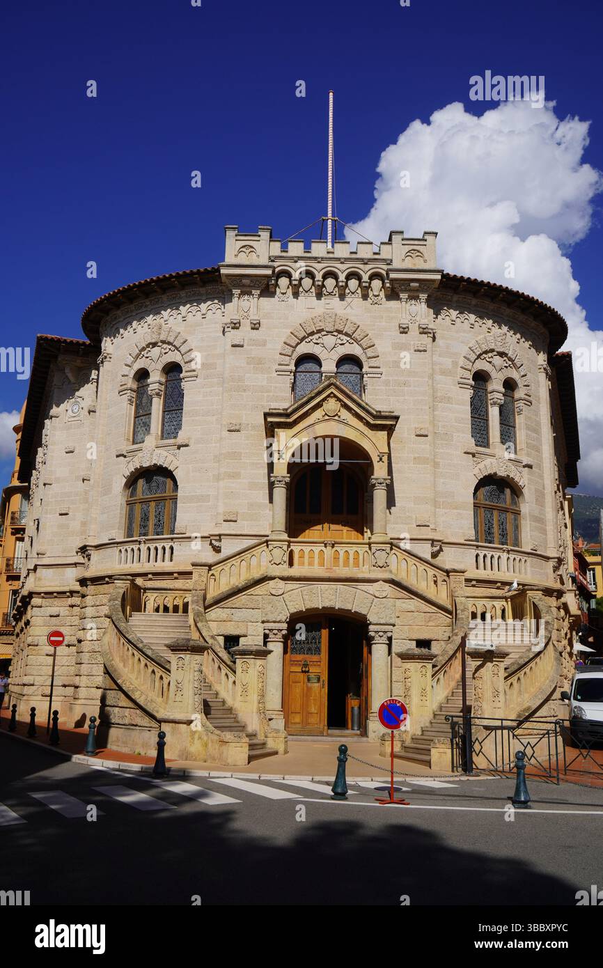 Facade of the Palais de Justice, or Palace of Justice, Monaco-Ville ...