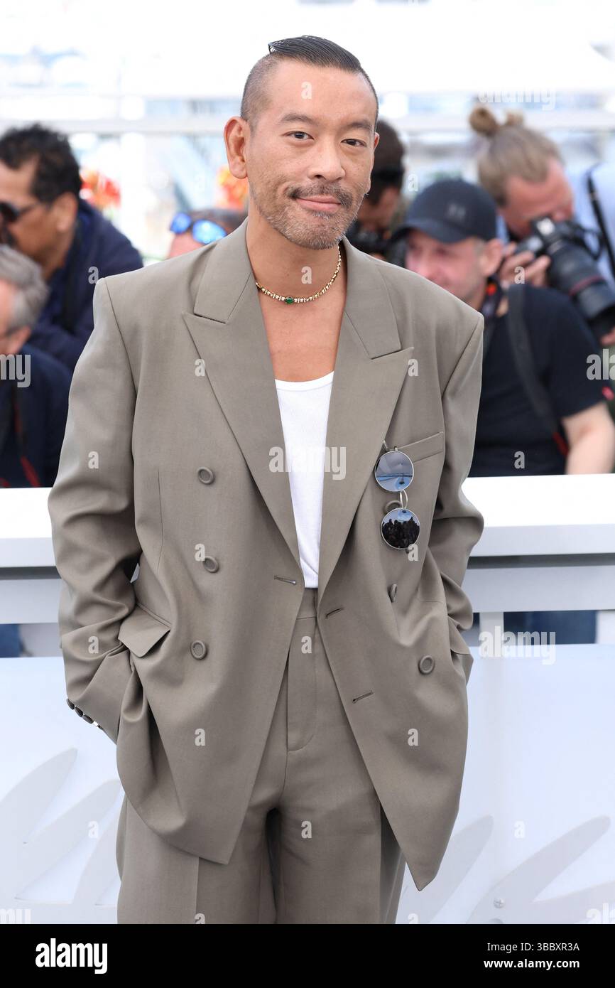 Juno Mak attending the photocall of Sons Of The Neon Night in Cannes, France on May 17, 2025, as ...