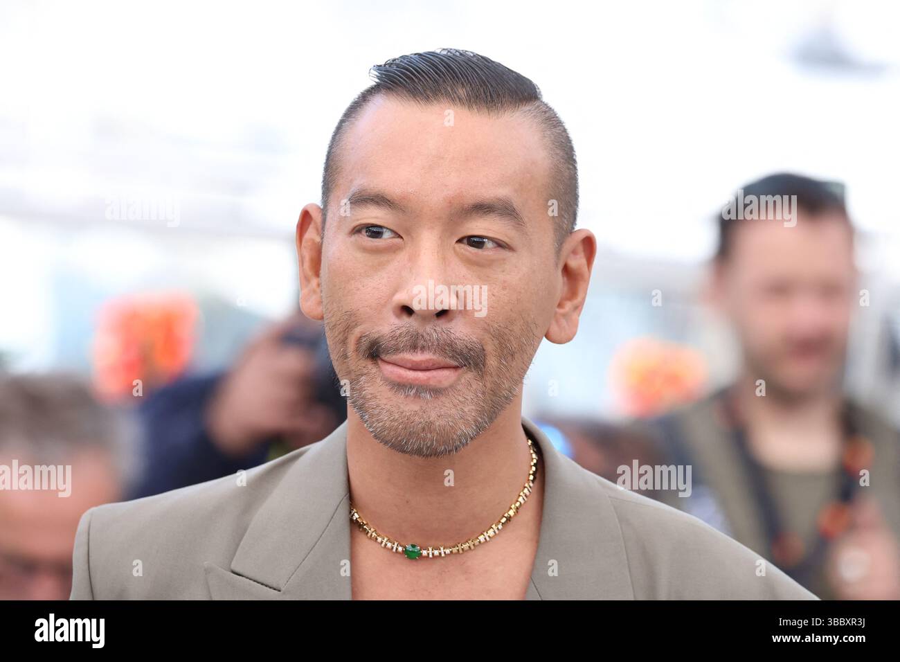 Cannes, France. 17th May, 2025. Juno Mak attending the photocall of Sons Of The Neon Night in ...