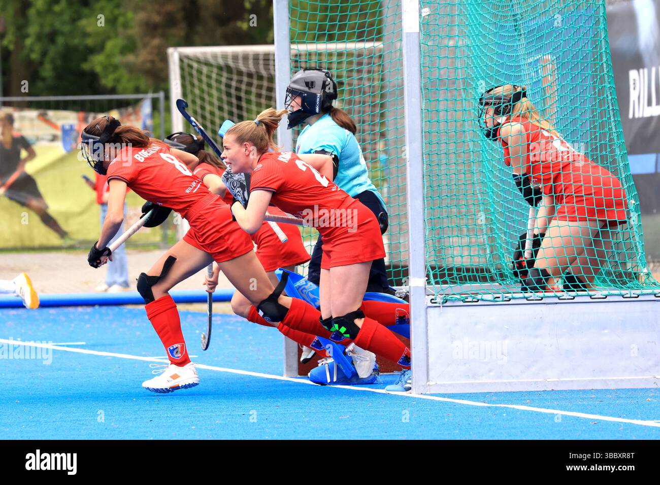 17.05.2025, Stadion Wilskistrasse, Berlin, DEU, DHB,1.HBL, BHC vs. Duesseldorfer HC, im Bild BHC ...