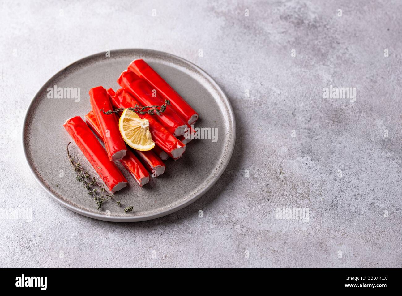 Surimi sticks from crab meat Stock Photo - Alamy