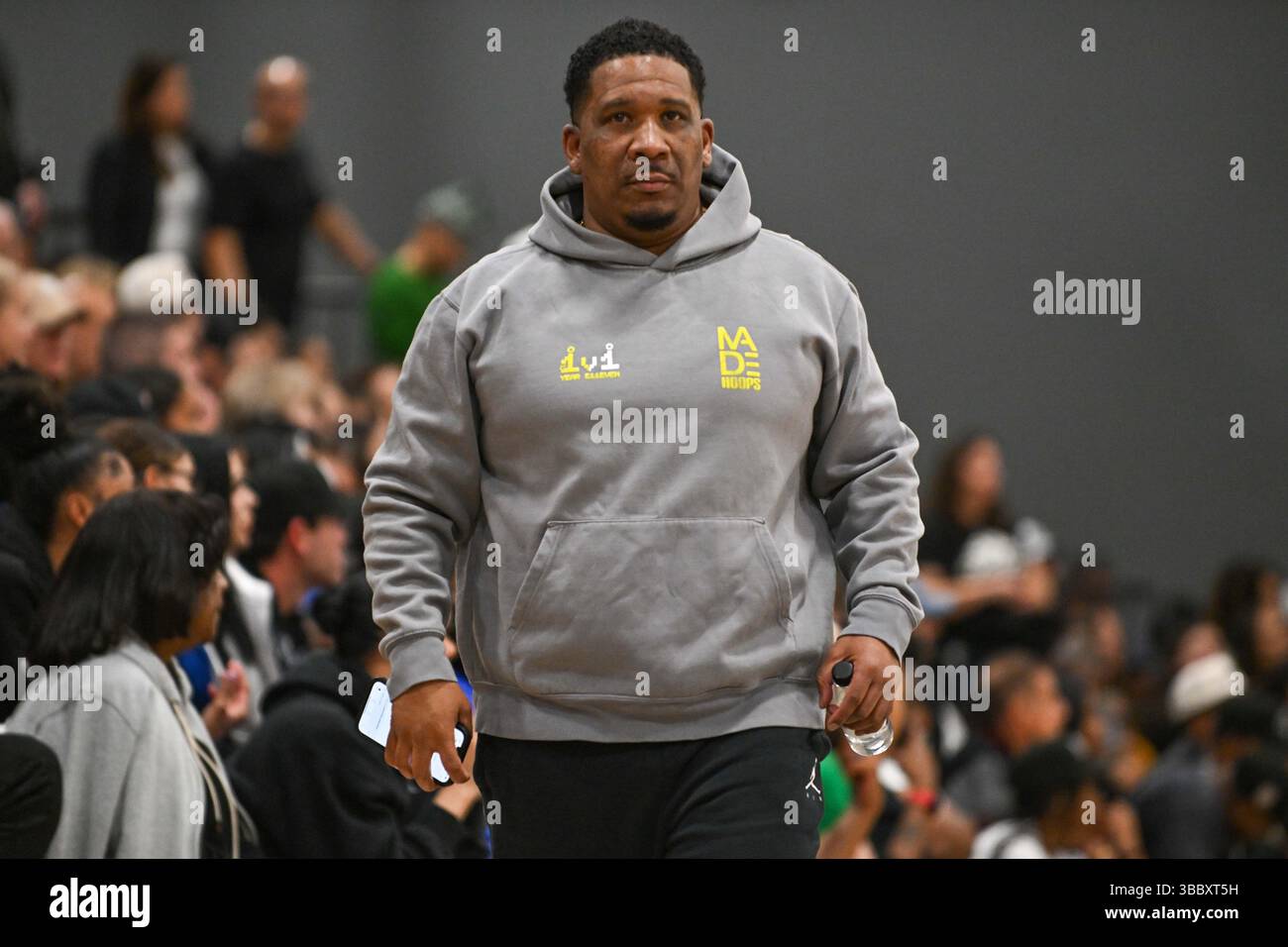 Ontario, United States. 22nd Feb, 2025. MADE Hoops director Julio ...