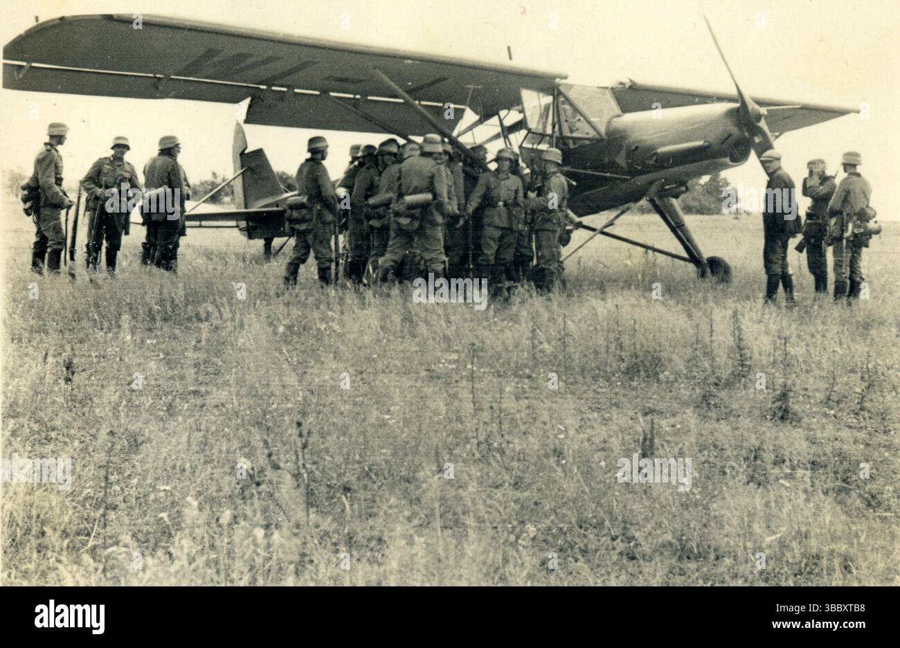 WW2 - German plane Fieseler Fi 156, also known as the Storch, aircraft ...
