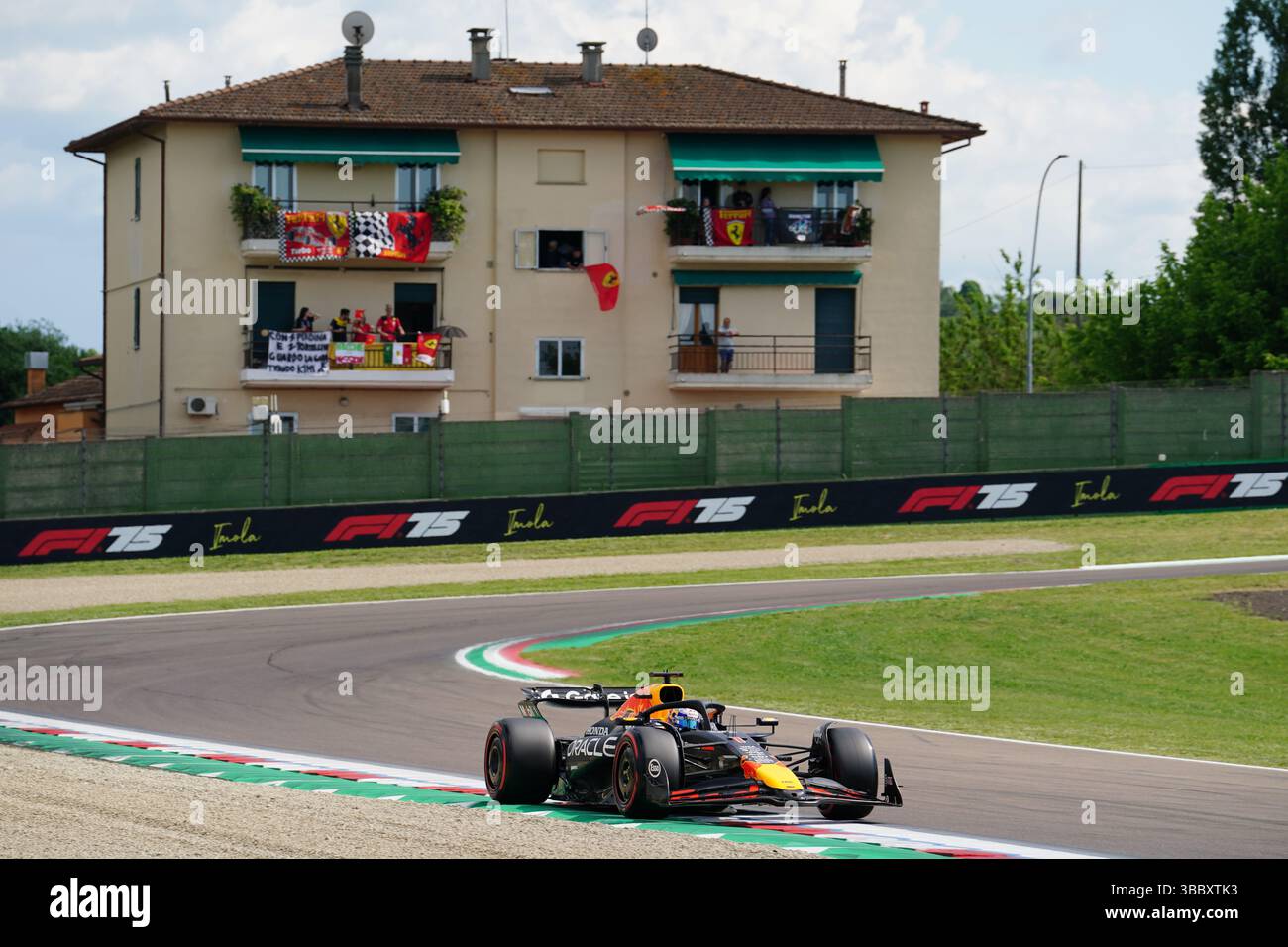 Red Bull's Max Verstappen during qualifying at the Autodromo Internazionale Enzo e Dino Ferrari ...