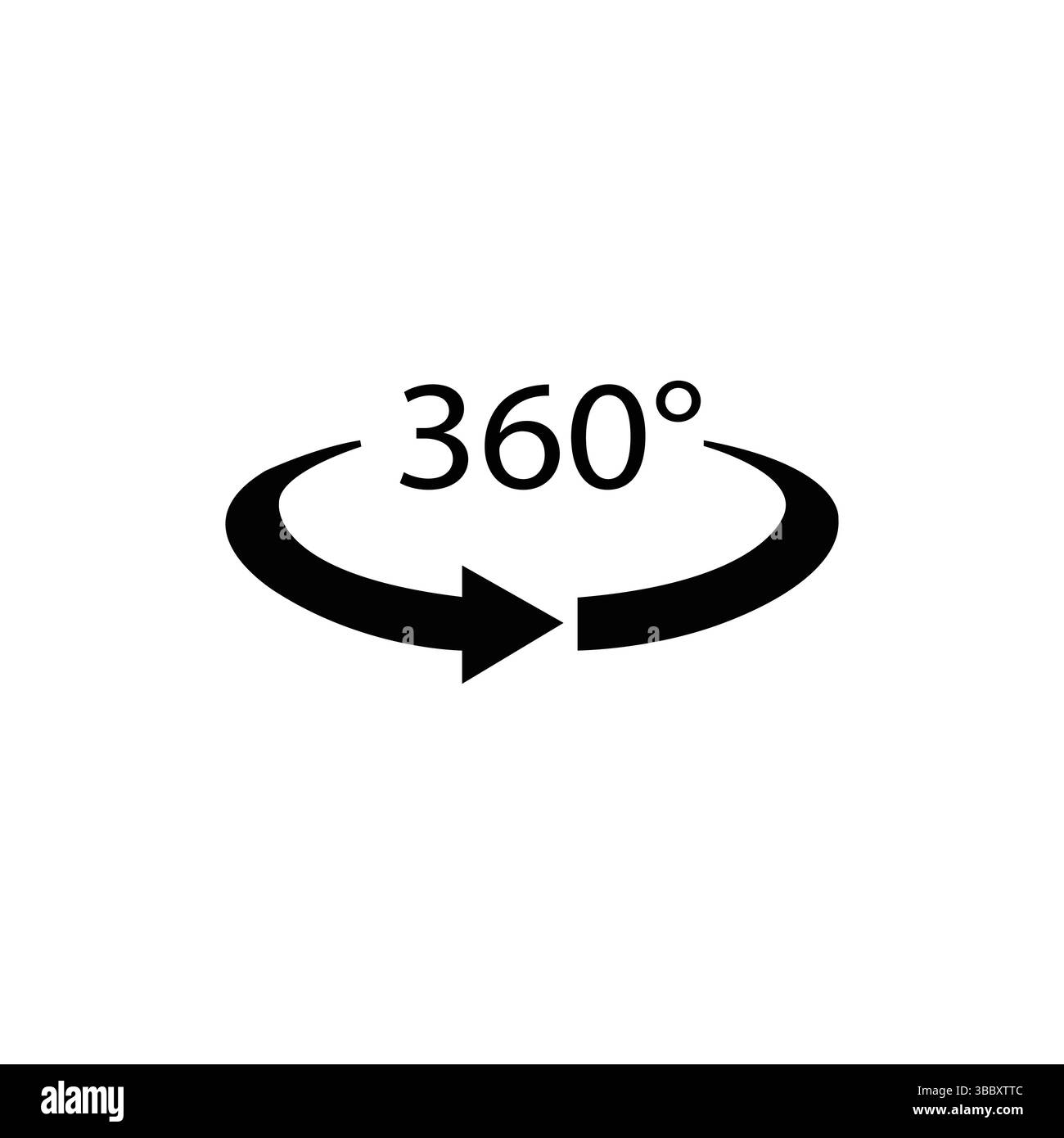 360 Degree Silhouette Background. Circular Graphic Element Design Stock ...