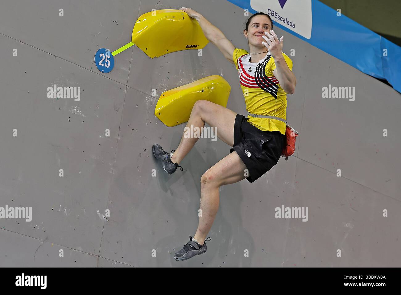 16th May 2025: Curitiba, Brazil: Chloe Caulier from Belgium competes ...