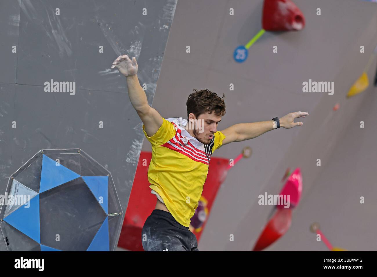 16th May 2025: Curitiba, Brazil: Nicolas Collin from Belgium competes ...
